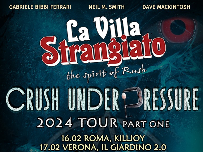 LA VILLA STRANGIATO – RUSH TRIBUTE - Il Giardino 2.0 - Music Club