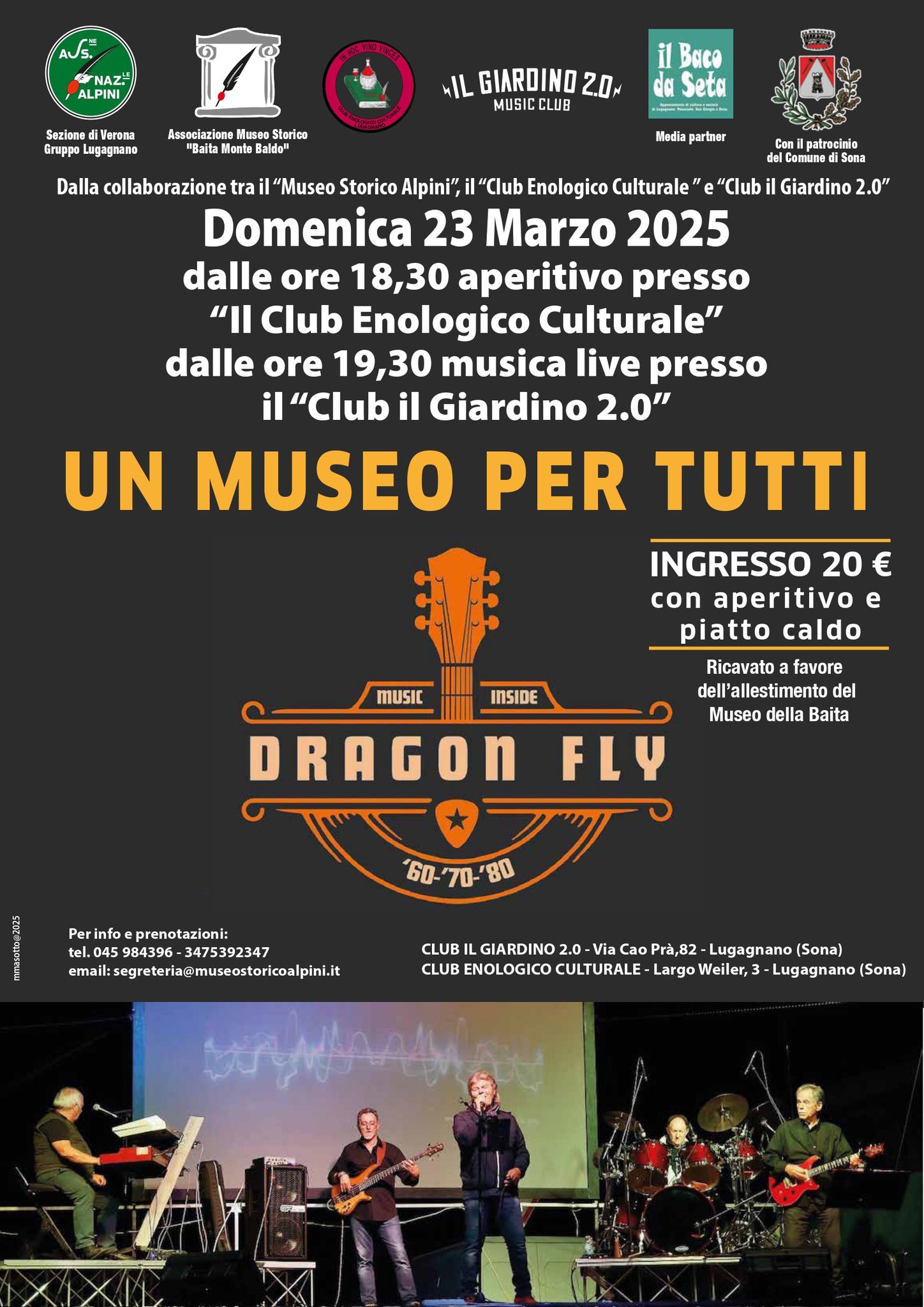 DRAGON FLY “UN MUSEO PER TUTTI” - Il Giardino 2.0 - Music Club